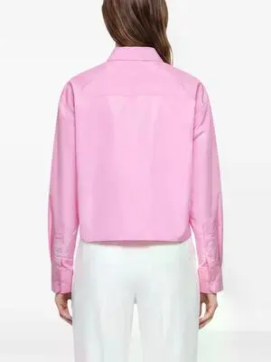 Soeur Cropped Long-sleeve Shirt