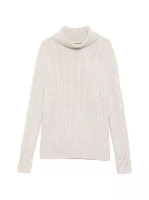 N.peal Adelyn Cable-knit Top - Neutrals