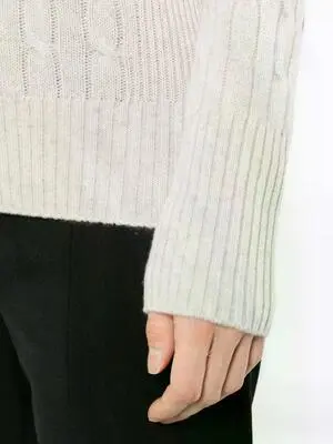 N.peal Adelyn Cable-knit Top