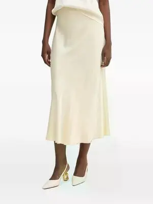 HAVEONE Elasticated A-line Maxi Skirt - Neutrals