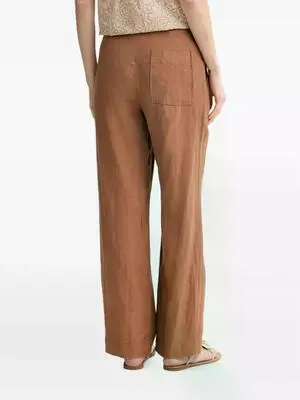 Marc O'polo Drawstring Wide-leg Cotton Trousers