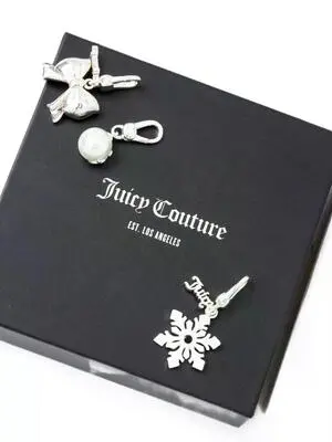 Juicy Couture Bow Snowflake Charms