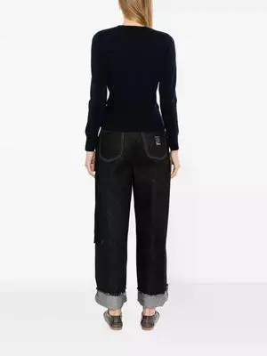 N.peal Arabella Wrap Cardigan - Black
