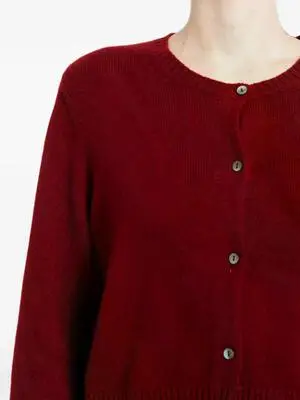 N.peal Chunky-knit Cropped Cardigan