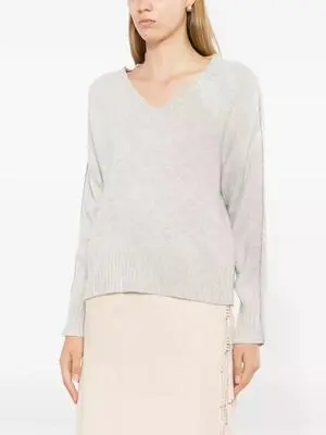 N.peal Metal-trim V-neck Sweater