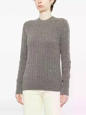 N.peal Adelyn Cable-knit Top