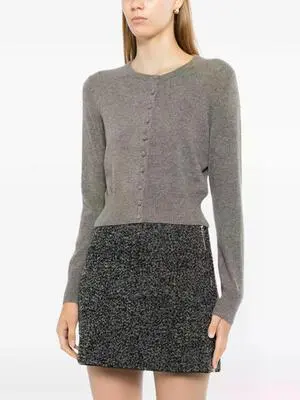 N.peal Covered-button Cashmere Cardigan