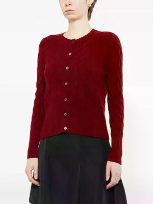 N.peal Myla Cable-knit Cardigan