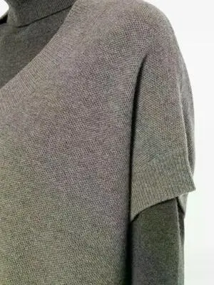 N.peal Honeycomb Sleeveless V-neck Top