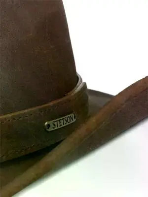 Stetson Leather Cowboy Hat