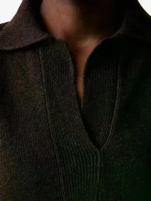 VICOLO Polo-collar Knitted Sweater