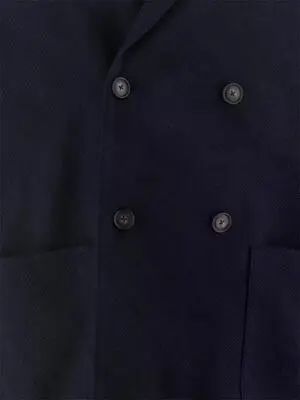 BOSS Double-breasted Textured Jacket