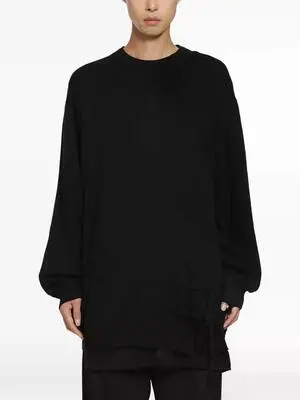 Yohji Yamamoto Round-neck Sweater - Black