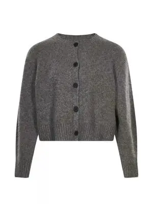 Loulou De Saison Ribbed-trim Button-up Cardigan