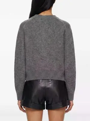Loulou De Saison Ribbed-trim Button-up Cardigan