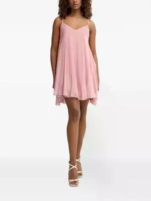 HAVEONE V-neck Pleated Dress