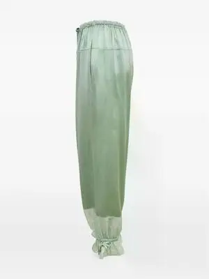 Ulla Johnson Camile Balloon-leg Silk-satin Pants - Green