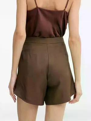 HAVEONE High-waisted Curved-hem Shorts