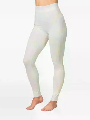 Kari Traa Fryd Floral-print Base-layer Leggings - Blue