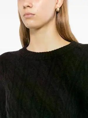 N.peal Emilia Cable-knit Top