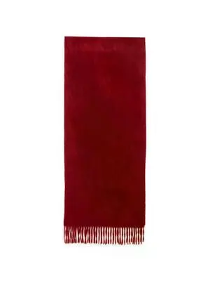 N.peal Woven Cashmere Scarf - Red