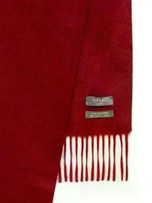 N.peal Woven Fringed Scarf