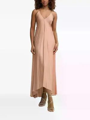HAVEONE V-neck Tie-back Dress - Neutrals