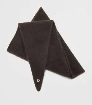 Maje Yak-blend Scarf - Brown