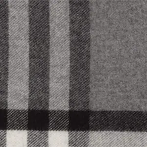 Burberry Cashmere Reversible Check Scarf - Grey