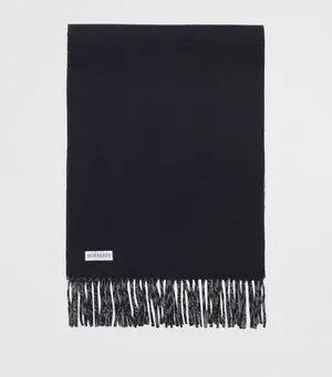 Burberry Cashmere Reversible Knight Scarf