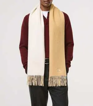 Burberry Cashmere Reversible Knight Scarf