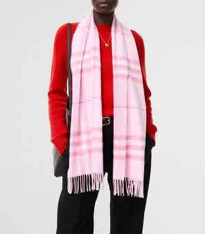 Burberry Cashmere Check Scarf
