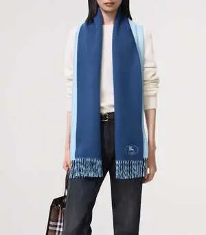 Burberry Cashmere Reversible Knight Scarf