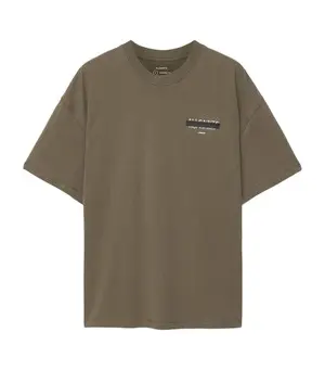 ALLSAINTS Organic Cotton Redact T-shirt - Brown