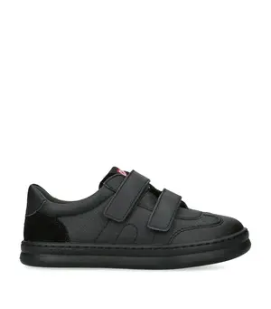 Camper Leather Pelotas School Shoes - Black