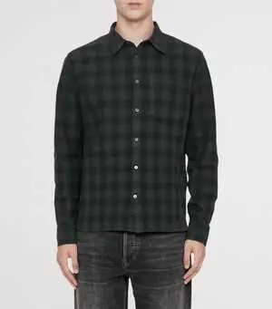 ALLSAINTS Organic Cotton Check Bower Shirt