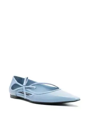 Dolce & Gabbana Patent-leather Ballerina Shoes