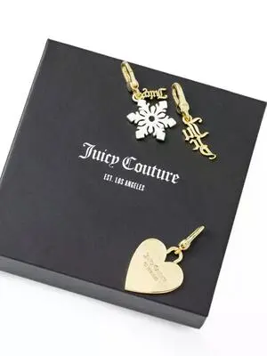 Juicy Couture Logo-engraved Snowflake Charms - Gold