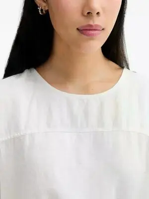 Marc O'polo Tie-back Shift Mini Dress - White