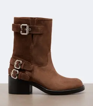 Chloé Dakota Suede Biker Boots