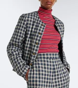 Dries Van Noten Striped Cotton-blend Turtleneck Sweater
