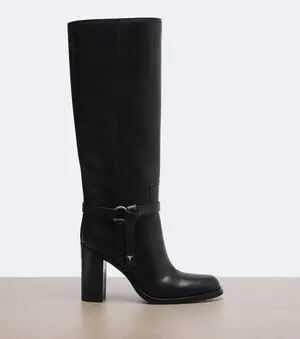 Fendi Leather Knee-high Boots
