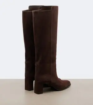 JIMMY CHOO Caly Suede Knee-high Boots