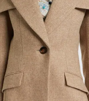 Chloé Caped Wool Blazer