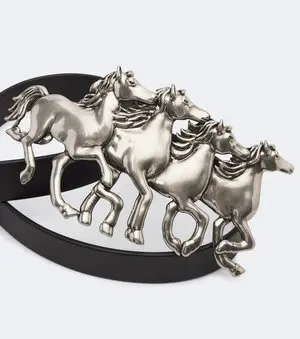 Chloé Running Horses Leather Belt