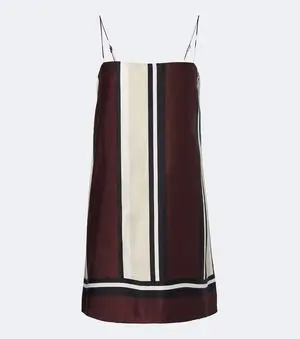 Faithfull The Brand Phylis Striped Satin Slip Dress - Multicoloured