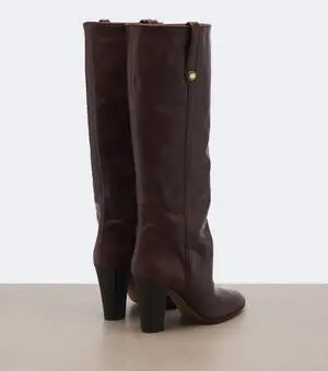 Chloé Anouk Leather Knee-high Boots