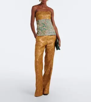 Dries Van Noten Jacquard Bustier
