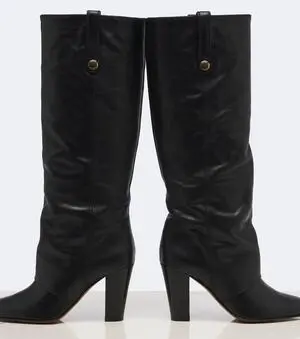 Chloé Anouk Leather Knee-high Boots