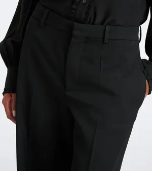Chloé Virgin Wool Wide-leg Pants